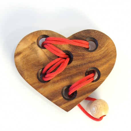 Casse-Tête Le Coeur en bois